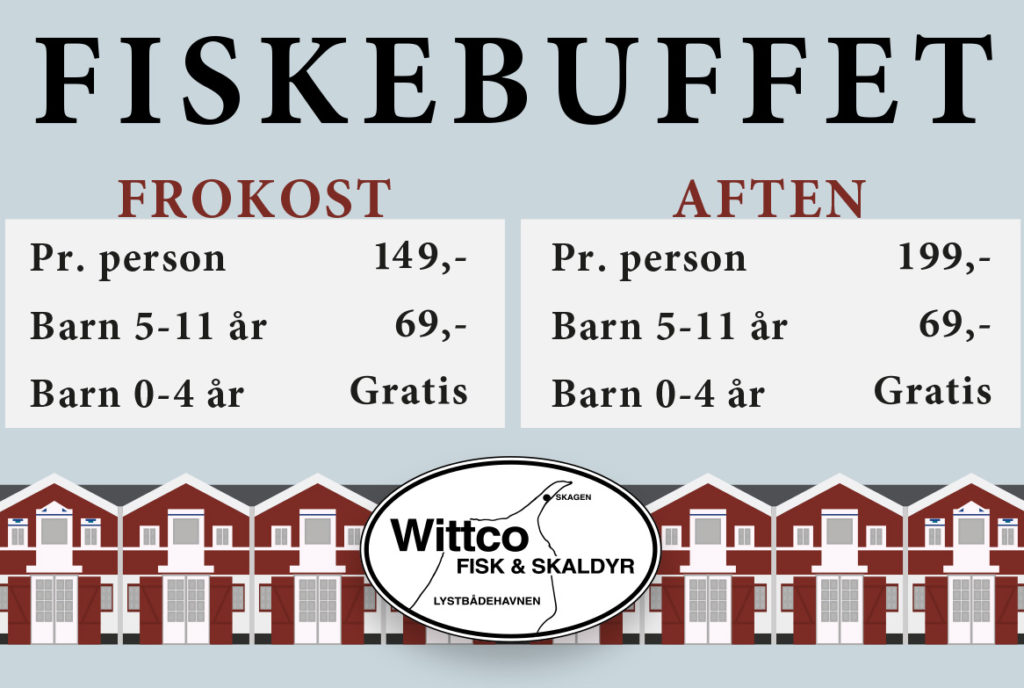 Fiskebuffet-149-199 - Wittco Fisk & Skaldyr Skagen